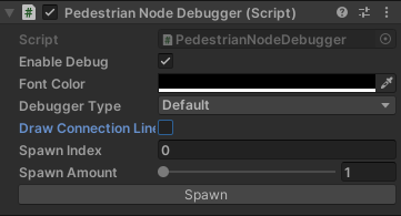 Pedestrian Node Debug — DOTS Traffic City 1.7.1 documentation