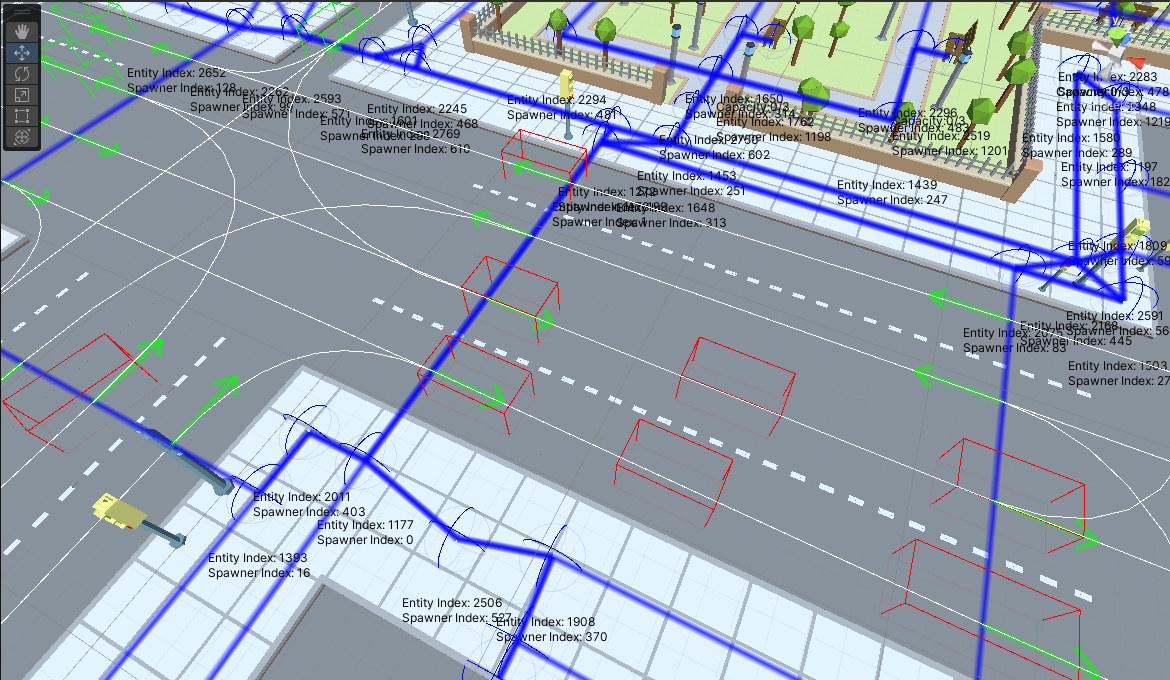 Pedestrian Node Debug — DOTS Traffic City 1.7.1 documentation